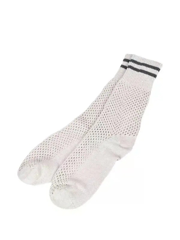 Brunello Cucinelli Open-knit Socks - Neutrals