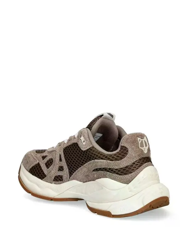 NAKED WOLFE Smash Mesh Panelled Sneakers - Brown