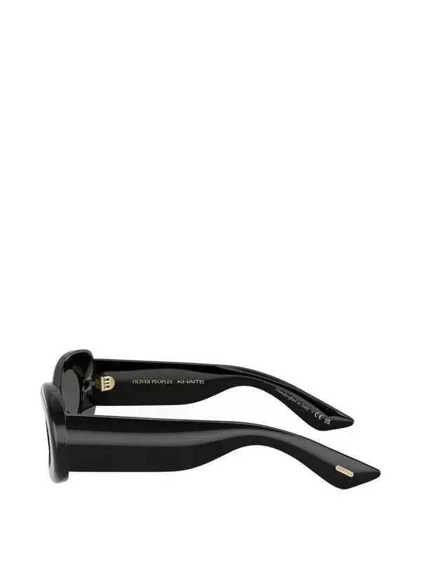 Oliver Spencer Oval-frame Sunglasses - Black