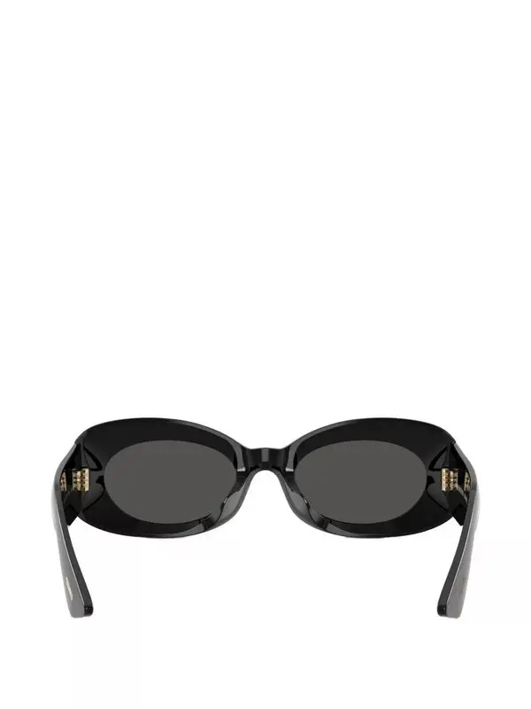 Oliver Spencer Oval-frame Sunglasses - Black