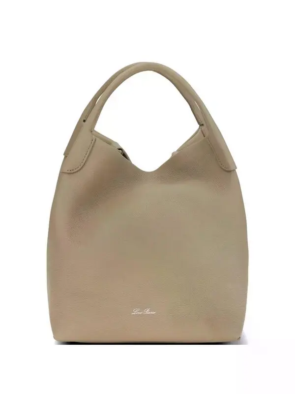 Loro Piana Large Bale Leather Tote Bag - Neutrals