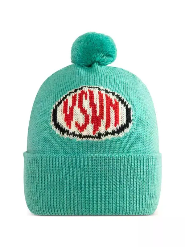Visvim Intarsia-logo Beanie - Green