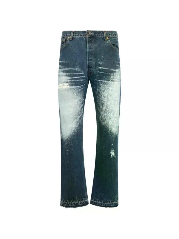 BETTER WITH AGE Bleached-effect Jeans - Blue