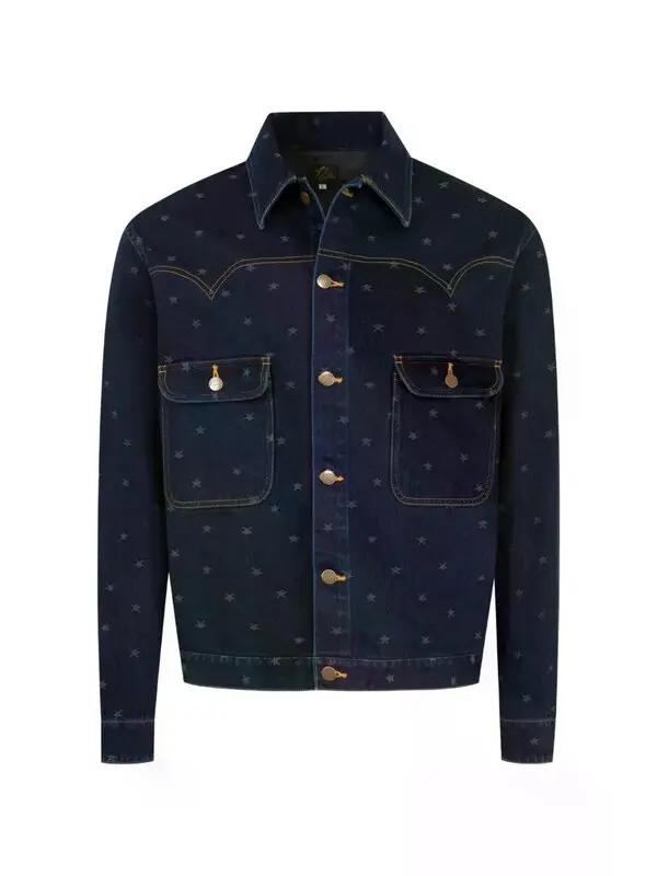Needles Star-jacquard Denim Jacket