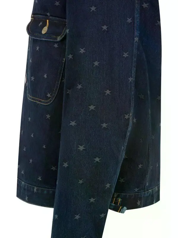 Needles Star-jacquard Denim Jacket
