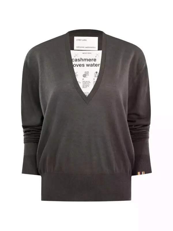 EXTREME CASHMERE X Collin V-neck Sweater - Brown