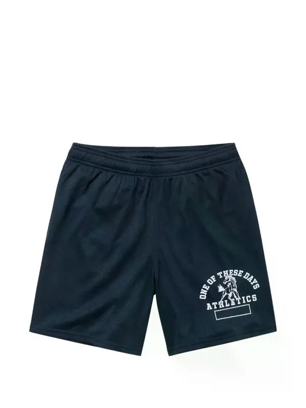 ONE OF THESE DAYS Mustang Athletics Shorts - Blue