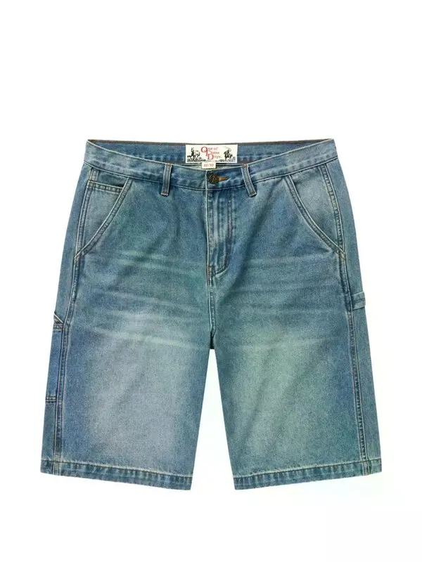ONE OF THESE DAYS Painter Denim Shorts - Blue