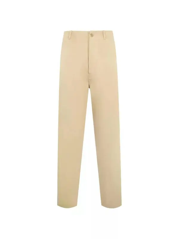 KAPTAIN SUNSHINE Cotton Wide-leg Trousers - Neutrals