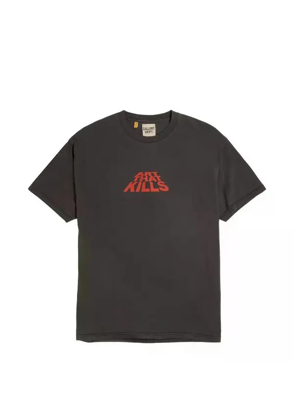 GALLERY DEPT. Graphic-print Crew-neck T-shirt - Black