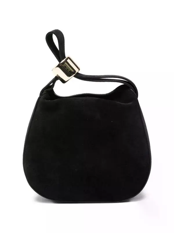 SEMICOUTURE Mini Baily Suede Tote Bag - Black