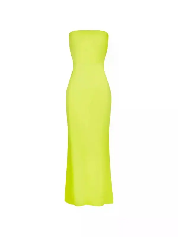 SIMONMILLER Sculpty Strapless Maxi Dress - Green