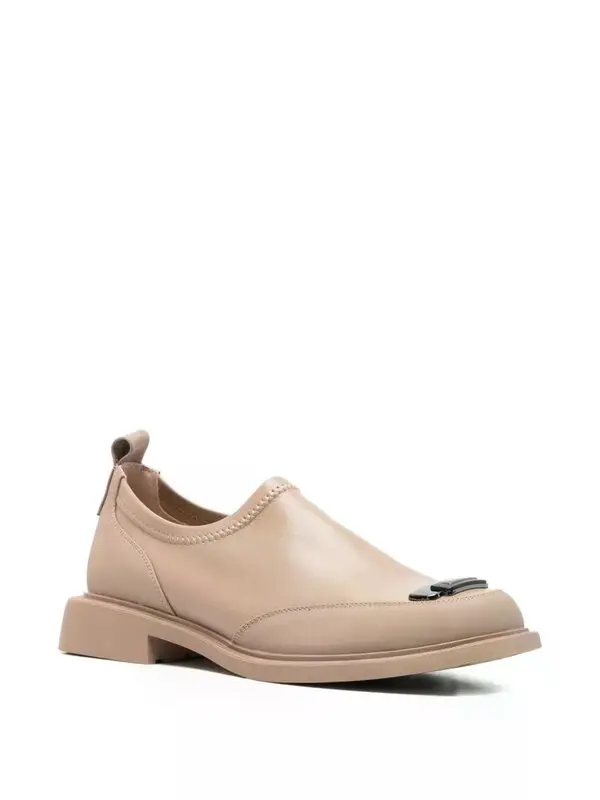 LINDA BAUMANN Logo-plaque Pull-tab Loafers