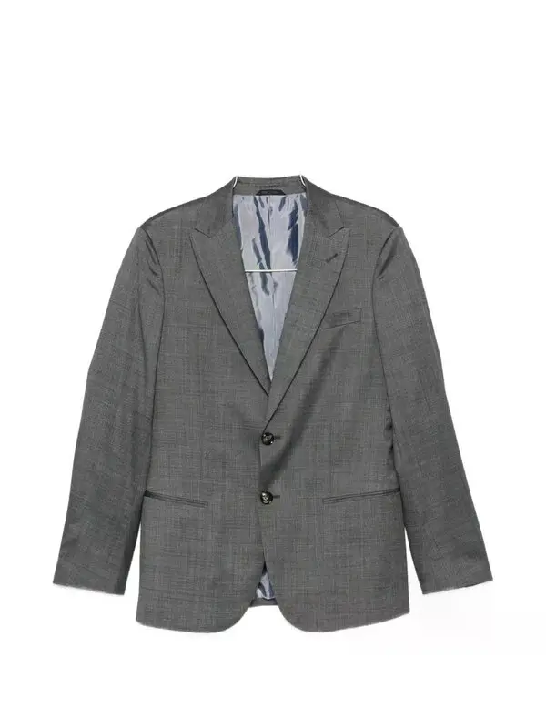 Giorgio Armani Single-breasted Notch-lapel Suit - Grey