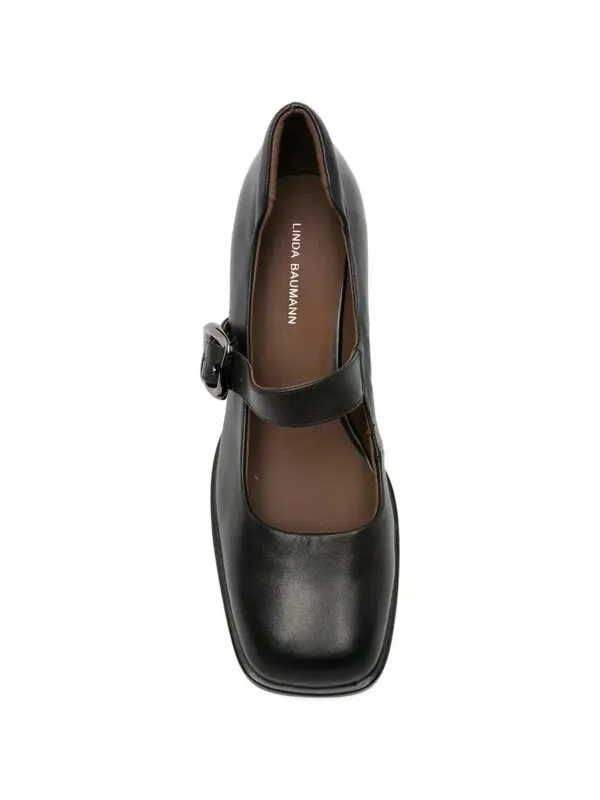 LINDA BAUMANN Square-toe Pumps - Black