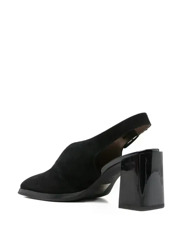 LINDA BAUMANN Buckle-fastening Slingback Pumps