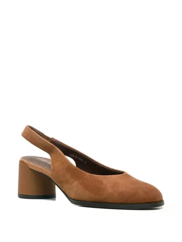 LINDA BAUMANN Slingback Block-heel Pumps