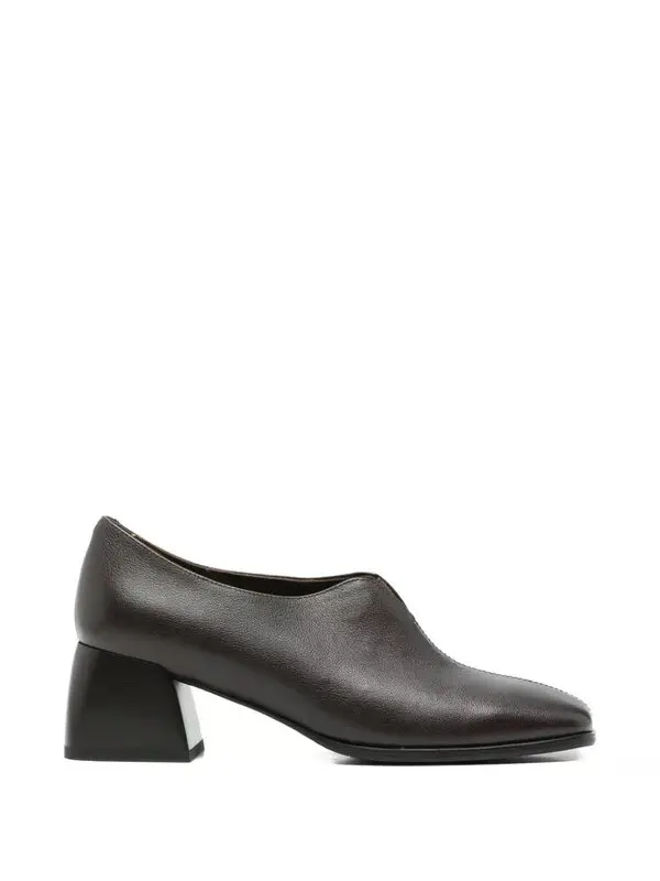 LINDA BAUMANN Square-toe Block-heel Pumps