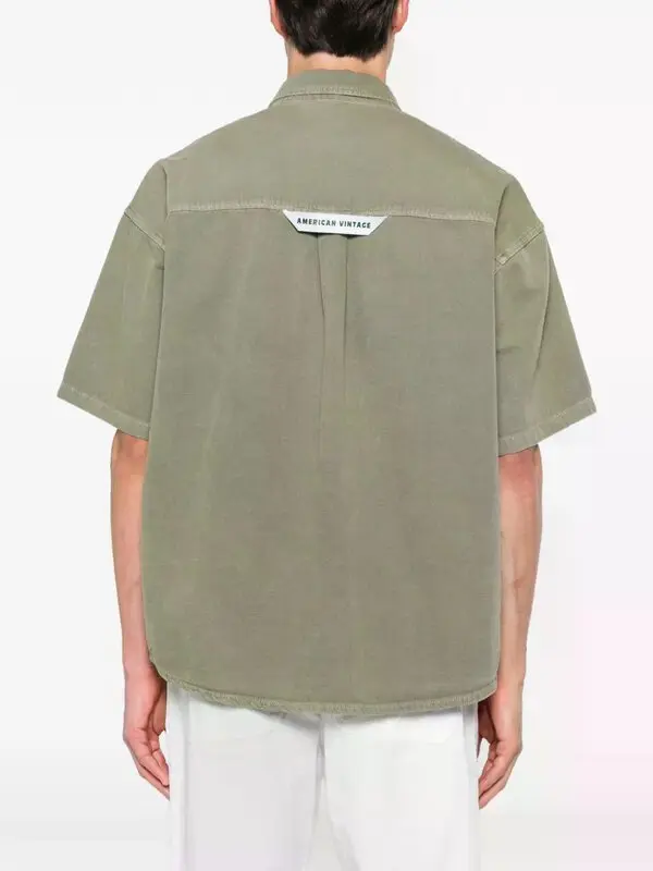 American Vintage Lycaz Short-sleeves Button-up Shirt