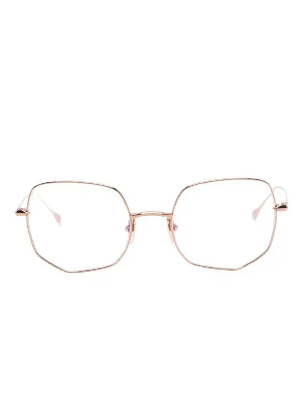 Dita Marea Geometric-frame Glasses - Pink