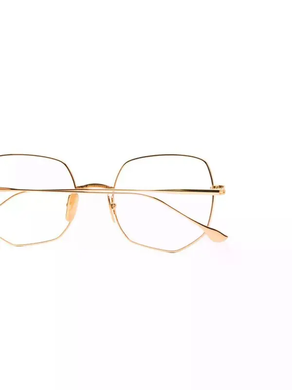 Dita Marea Geometric-frame Glasses - Gold