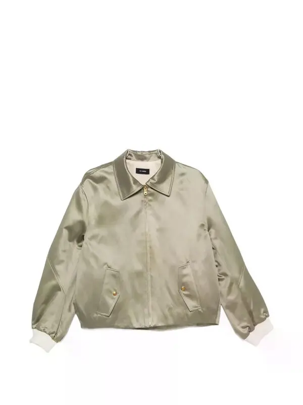 WILLY CHAVARRIA Opera Zip-up Bomber Jacket - Green