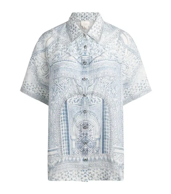 Camilla Linen Printed Shirt