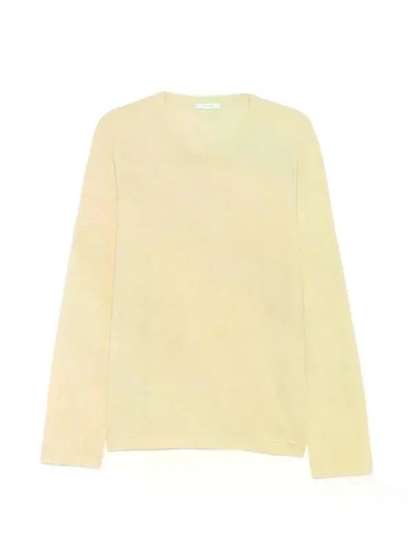 THE ROW Casas Goat Cashmere Top - Yellow