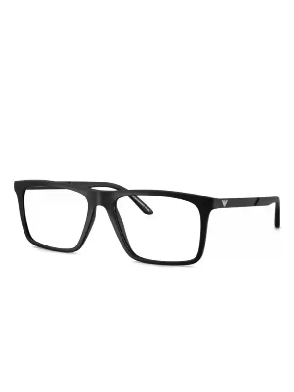 Emporio Armani Square-frame Glasses - Black