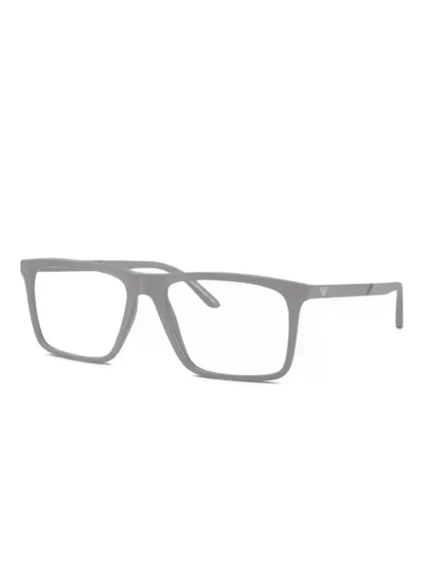 Emporio Armani Square-frame Glasses - Grey