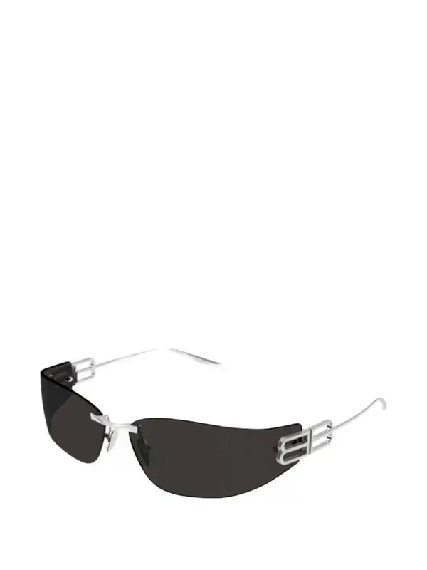 Balenciaga Logo Rectangle Sunglasses