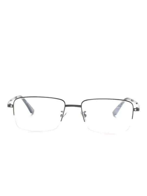 Cartier Rectangle-frame Glasses - Black