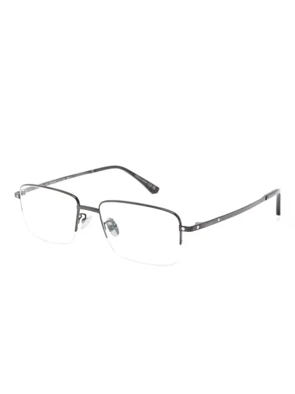 Cartier Rectangle-frame Glasses - Black