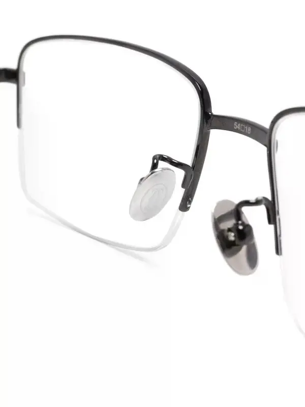 Cartier Rectangle-frame Glasses - Black