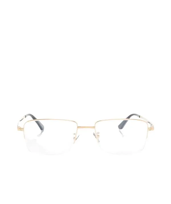 Cartier Rectangle-frame Glasses - Gold