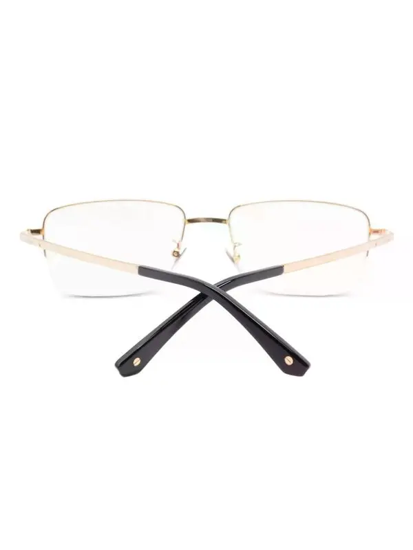 Cartier Rectangle-frame Glasses - Gold