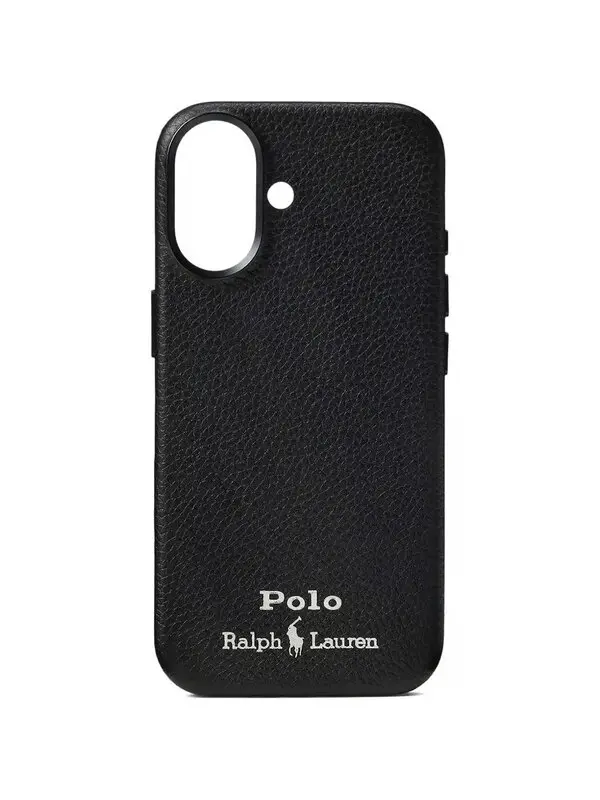 Polo Ralph Lauren Iphone 17 Pebble-grain Phone Case - Black