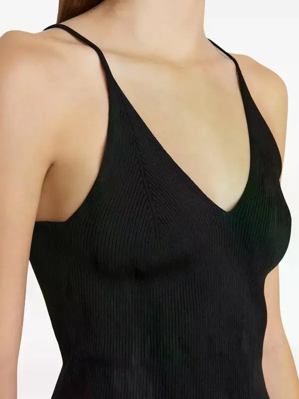 Khaite Bellame Knit Top - Black