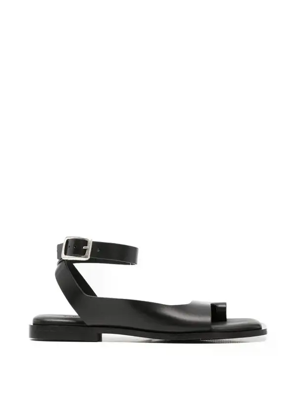 ALOHAS Buckle-fastening Toe-strap Sandals - Black
