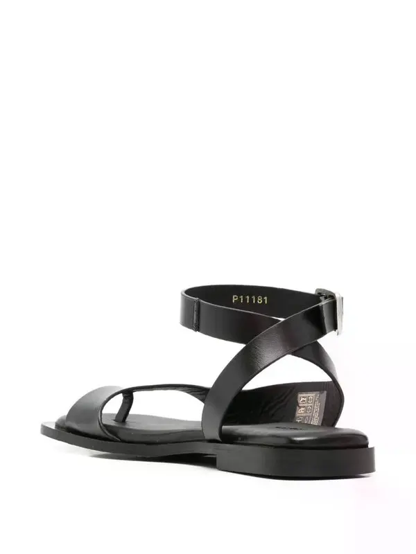 ALOHAS Buckle-fastening Toe-strap Sandals - Black