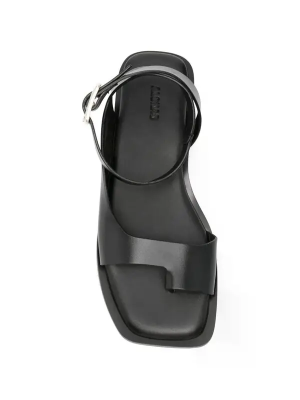 ALOHAS Buckle-fastening Toe-strap Sandals - Black