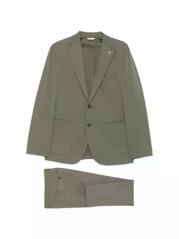 MANUEL RITZ Single-breasted Suit - Green