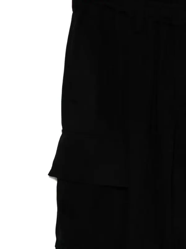 Yohji Yamamoto Gabardine Flap-pocket Trousers
