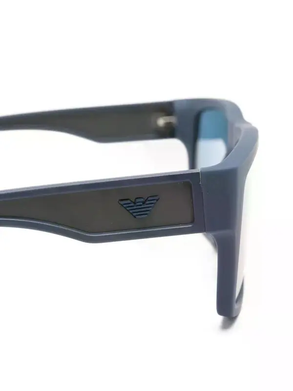 Emporio Armani Rectangle-frame Sunglasses - Grey
