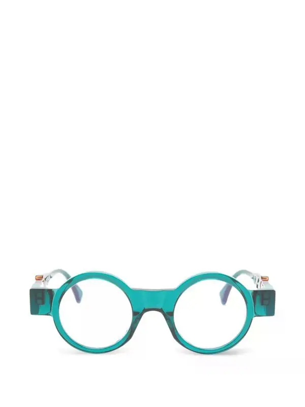 KUBORAUM Round-frame Glasses - Green