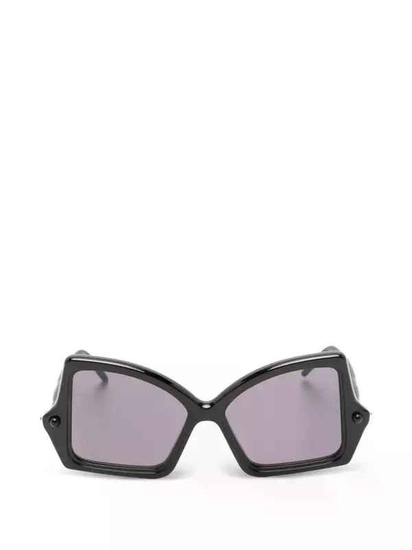 KUBORAUM Square-frame Sunglasses - Black