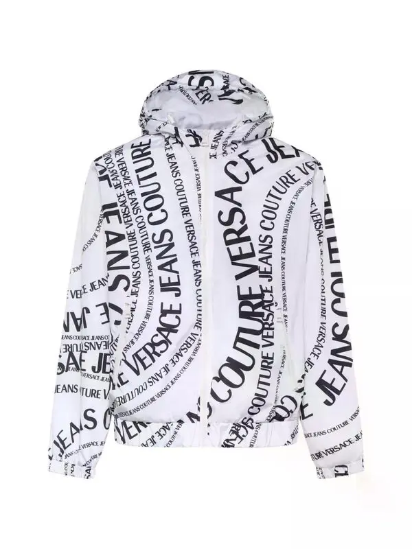 Versace Logo-print Hooded Jacket - White