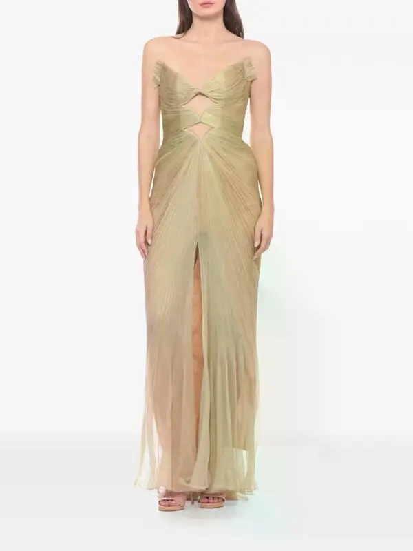 octavia midi dress in ivory & gold elliatt Octavia Mini Dress