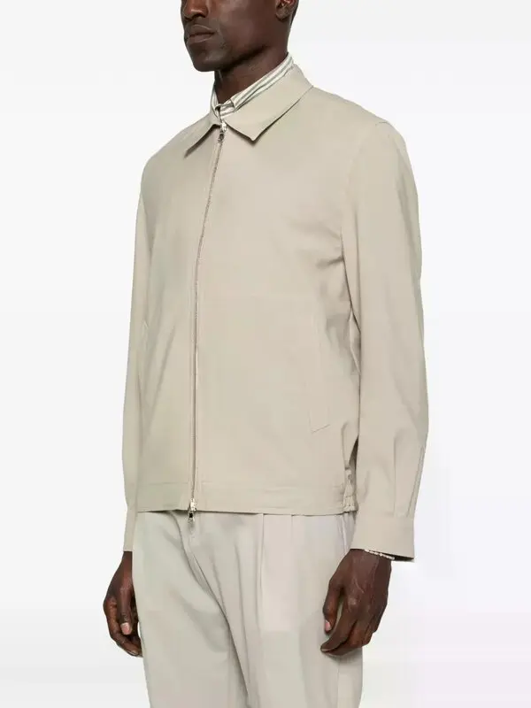 BRIGLIA 1949 Zip-up Collared Jacket
