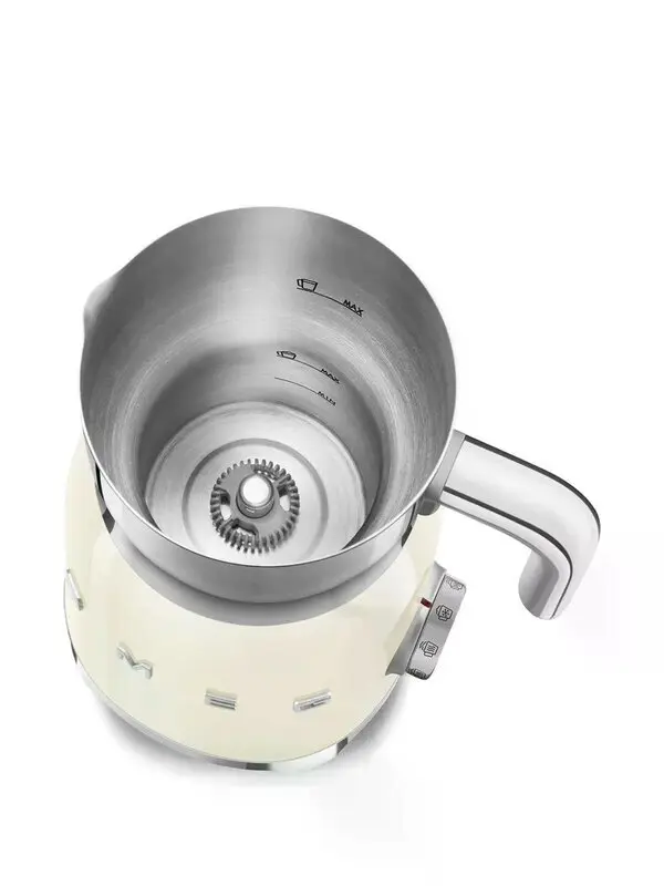 SMEG Logo-lettering Electric Milk Frother - Neutrals